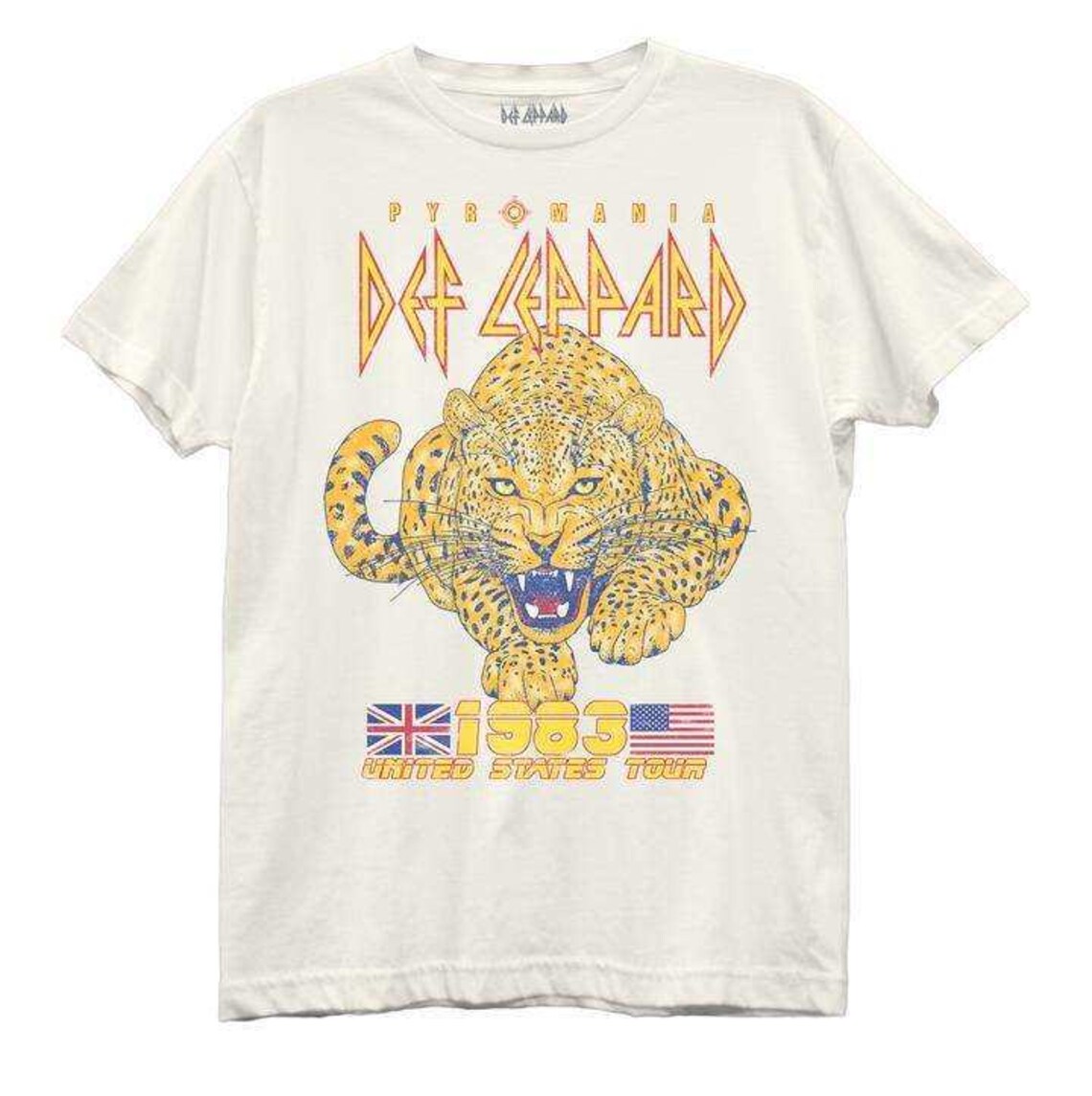 Def Leppard Tour 1983 Cat Short-sleeve Unisex Crew - Etsy