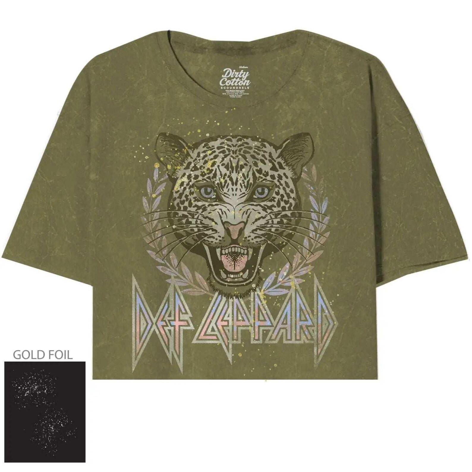 Def Leppard Leppard Hood Oversize Crop Top - Etsy