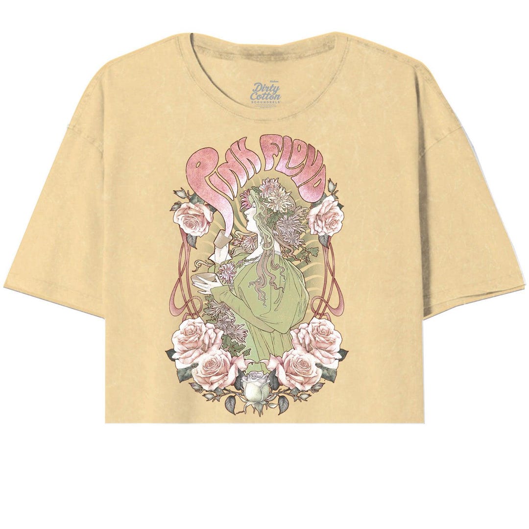 Pink Floyd Lady Pink Oversize Crop Top - Etsy