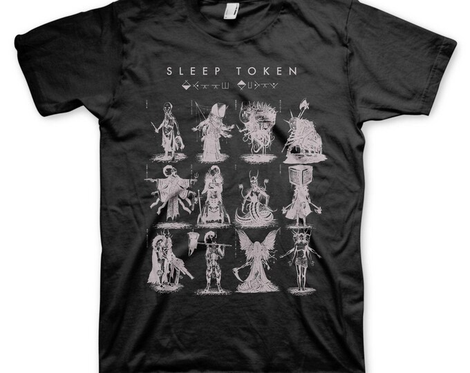 Sleep Token Concert Band Shirt With Front Lace up With String Music Tee ...