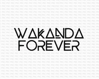 Wakanda forever fonts - Etsy Schweiz