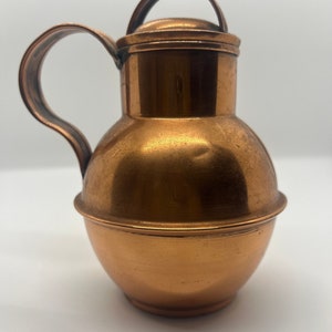 Antique Copper Guernsey Milk Jug Lidded Hand Crafted C1900 - Etsy