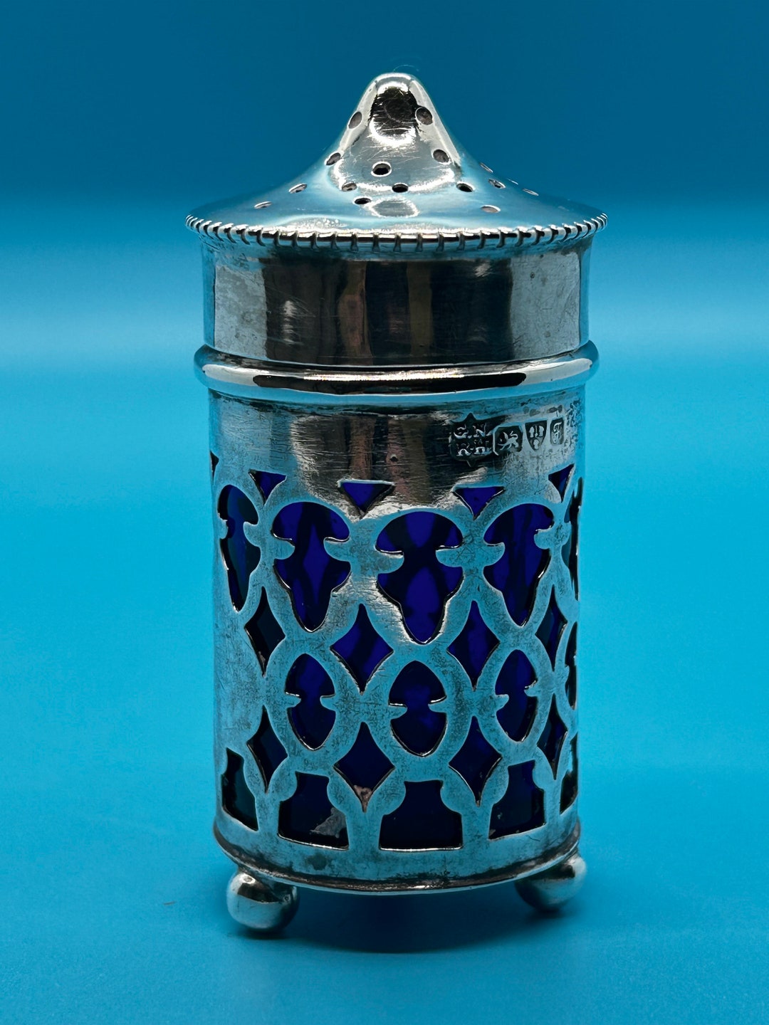 Antique Edwardian Solid Silver Pepper Pot Chester 1906 - Etsy