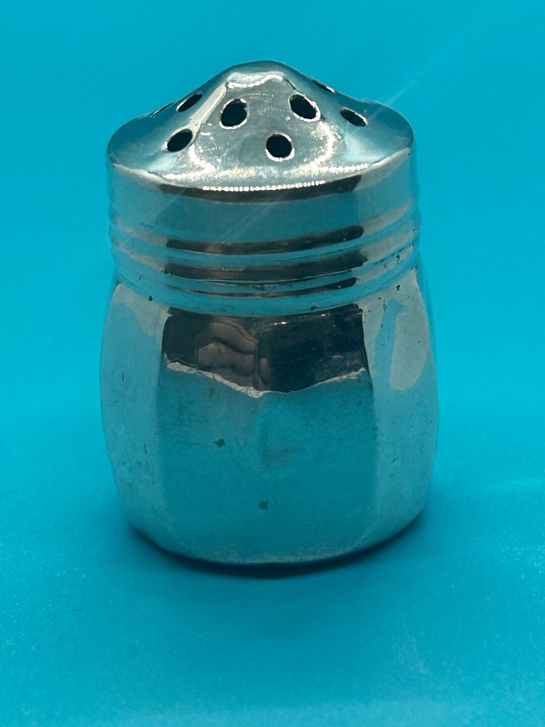 Vintage Mid Century Art Deco Solid Silver Pepper Pot - Etsy