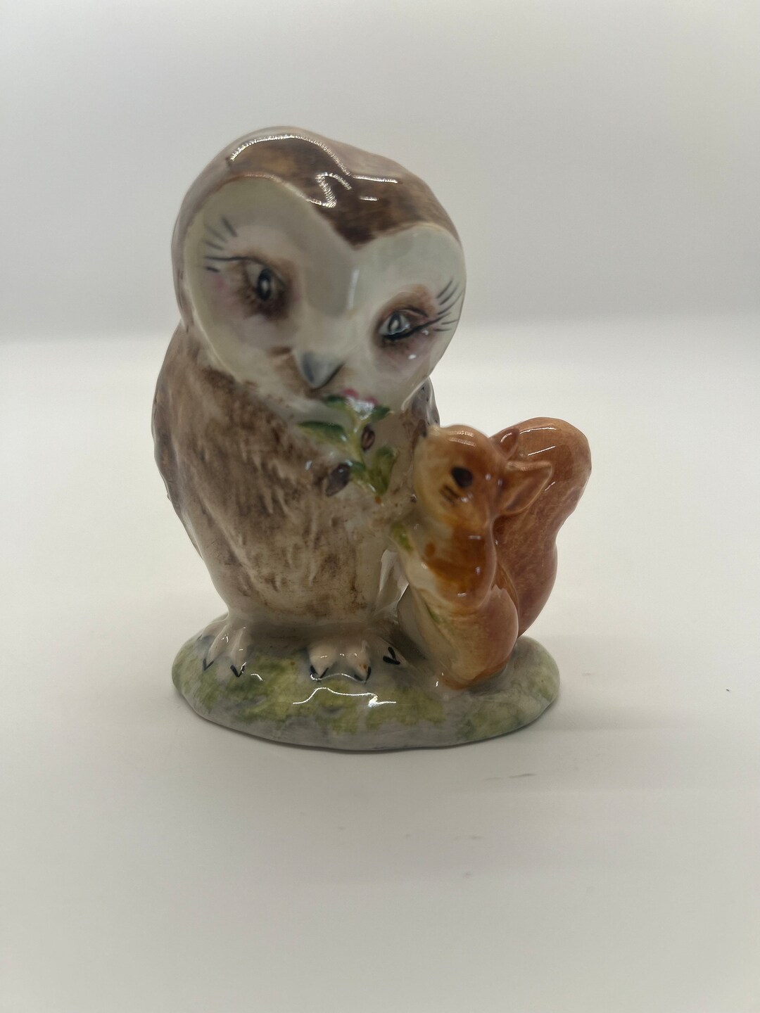Vintage Beswick Beatrix Potter Old Mr Brown Ceramic Owl Figurine With ...