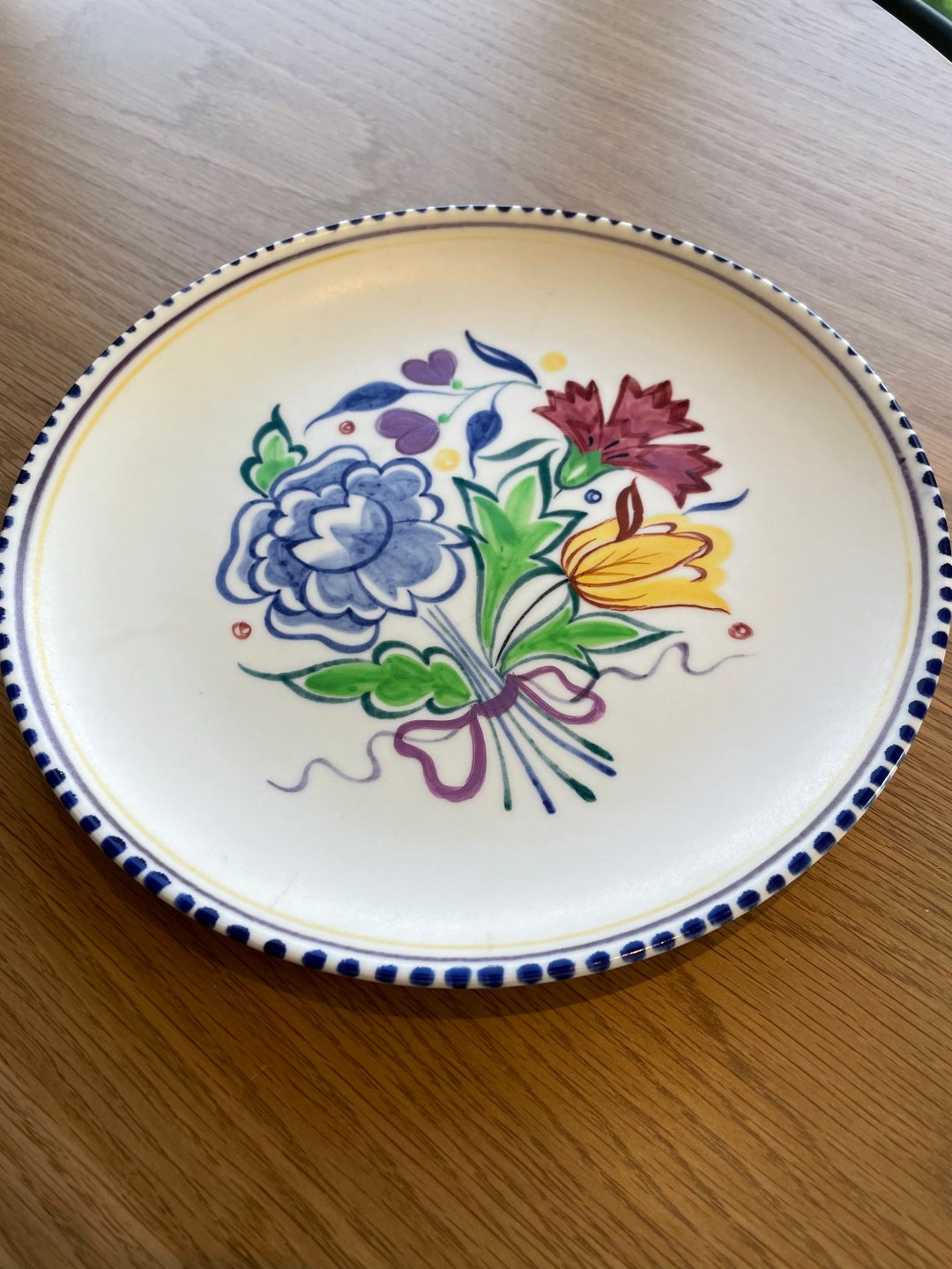 Poole Pottery Vintage Plate BN Pattern 1960s Truda Carter Design - Etsy