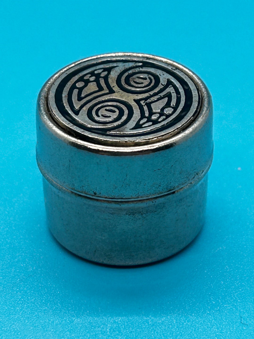 Vintage Sterling Silver Pill Box for Individual Pill - Etsy