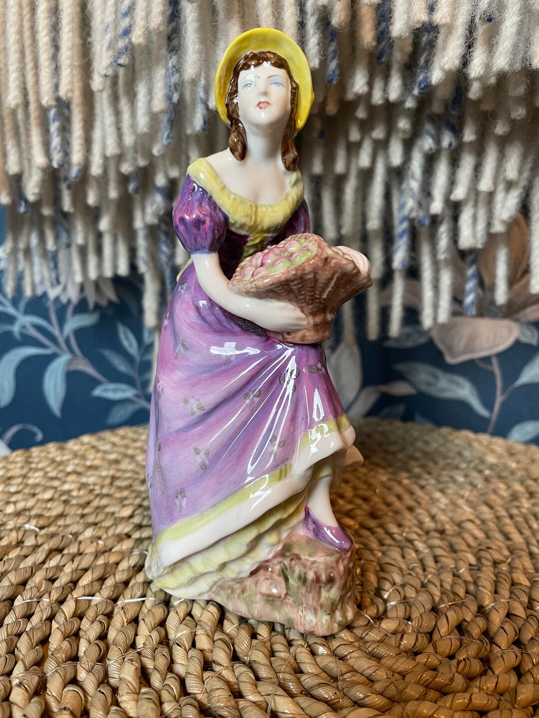 Vintage Coalport Bone China Early Rare Figurine Jennifer Jane - Etsy