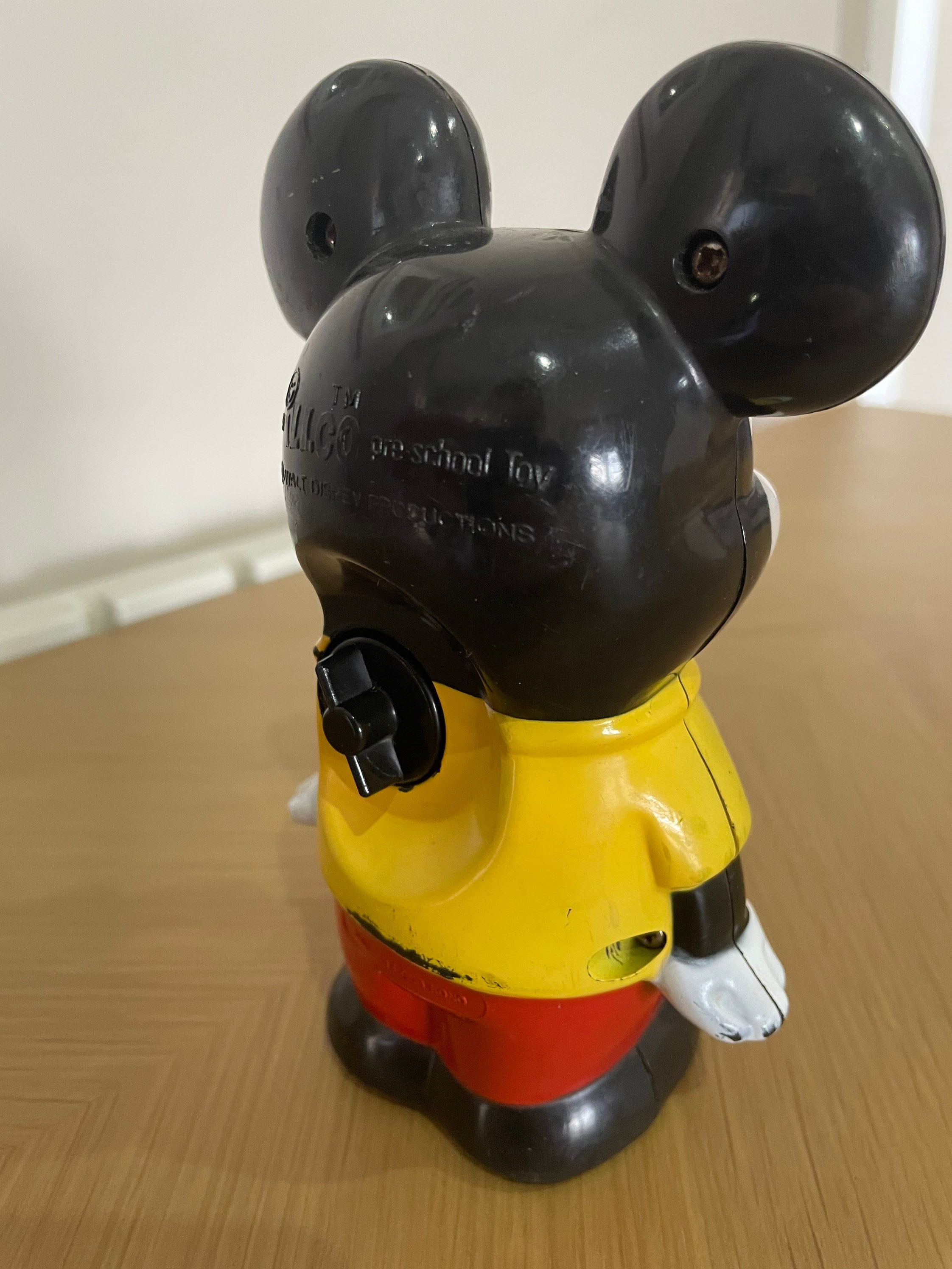 Vintage Walt Disney Mickey Mouse Wind up Toy 1960s Illco Hong - Etsy