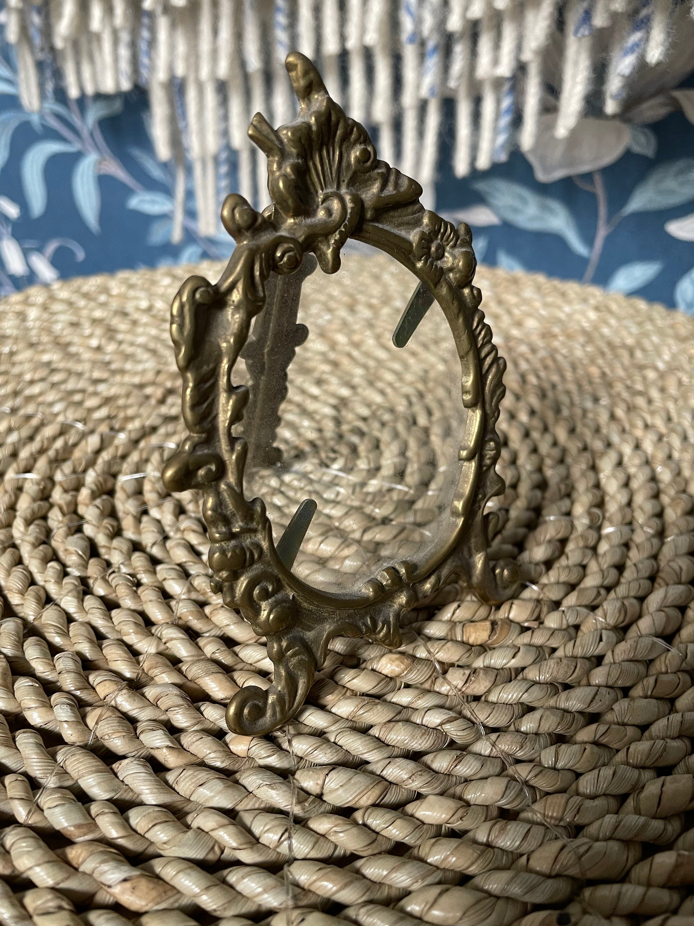 Antique Victorian Brass Miniature Photo Frame - Etsy