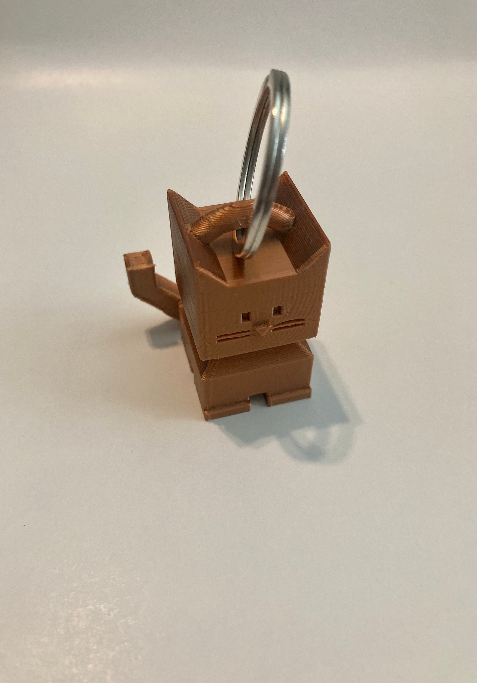 3D Printed Cat Keychain - Etsy