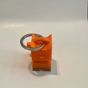 3D Printed Cat Keychain - Etsy