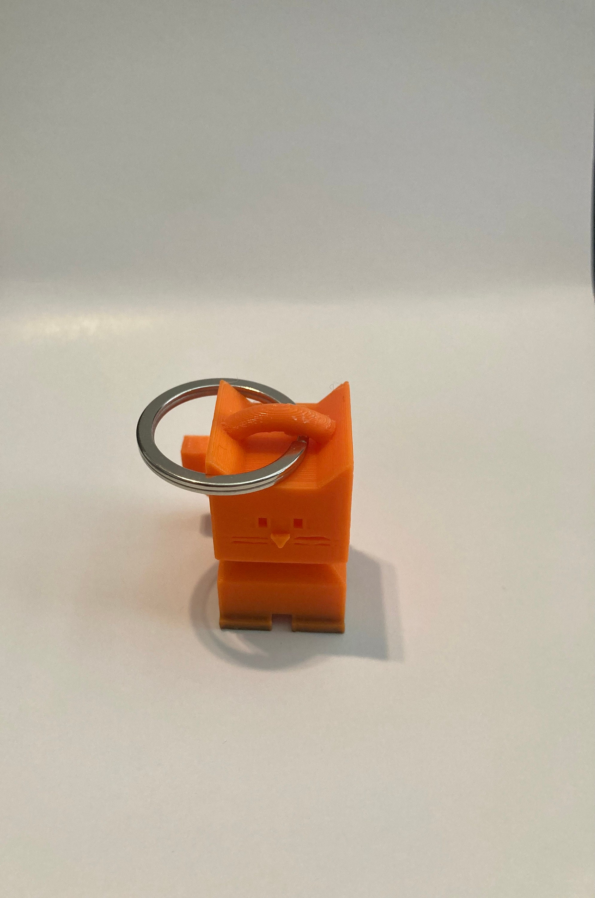 3D Printed Cat Keychain - Etsy