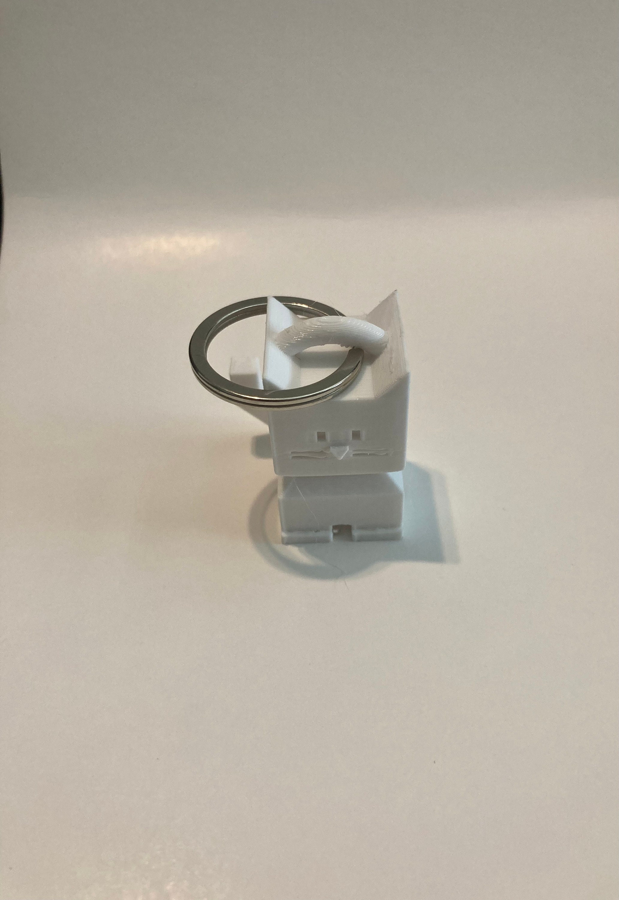 3D Printed Cat Keychain - Etsy