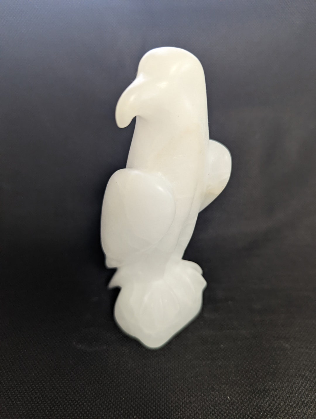Hand-carved Alabaster Bird Sculpture - Etsy