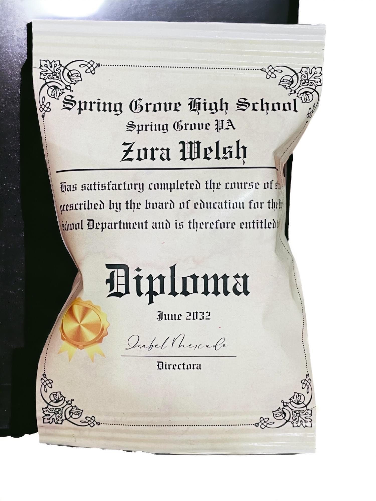 Graduation Customized Favor Bags Gourmet Cotton Candy Bags Grad Buckets ...