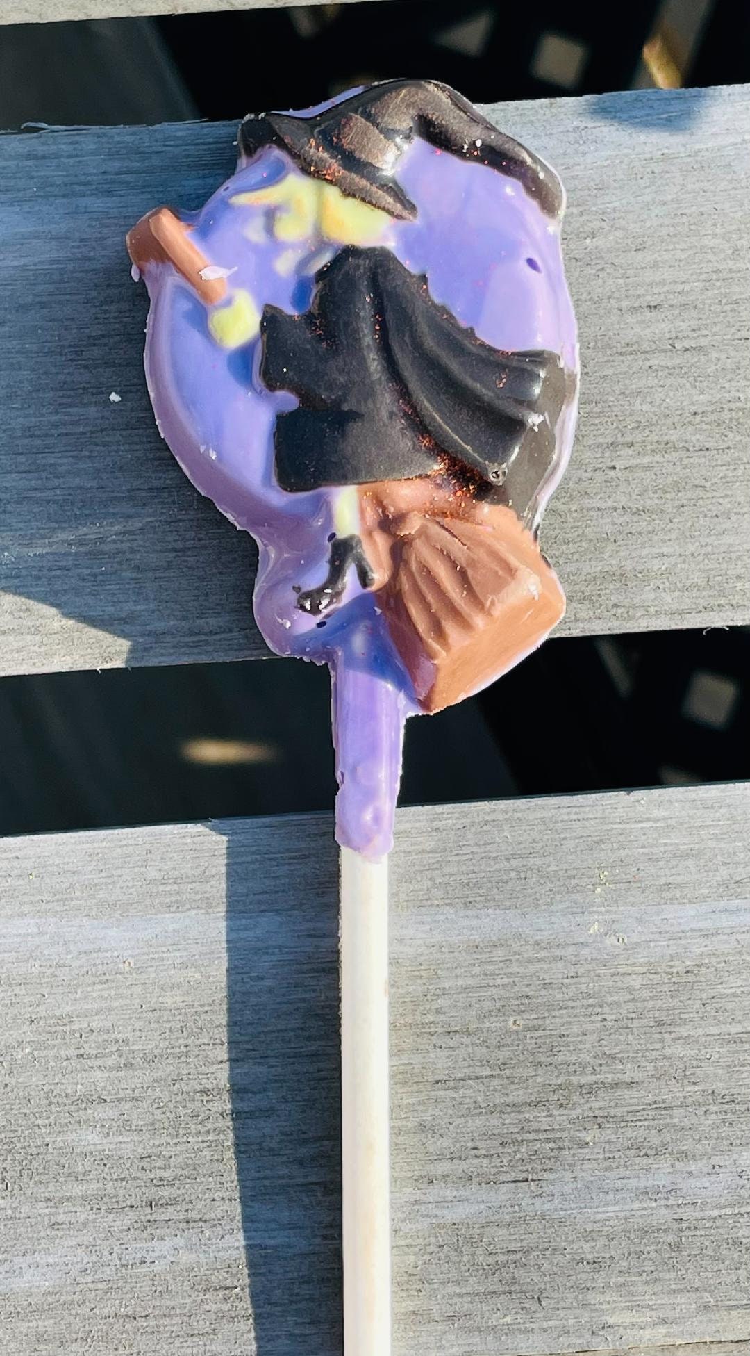 Halloween Chocolate Lollipops Ghost Pumpkin Witch Skull Fangs Bat Trick ...