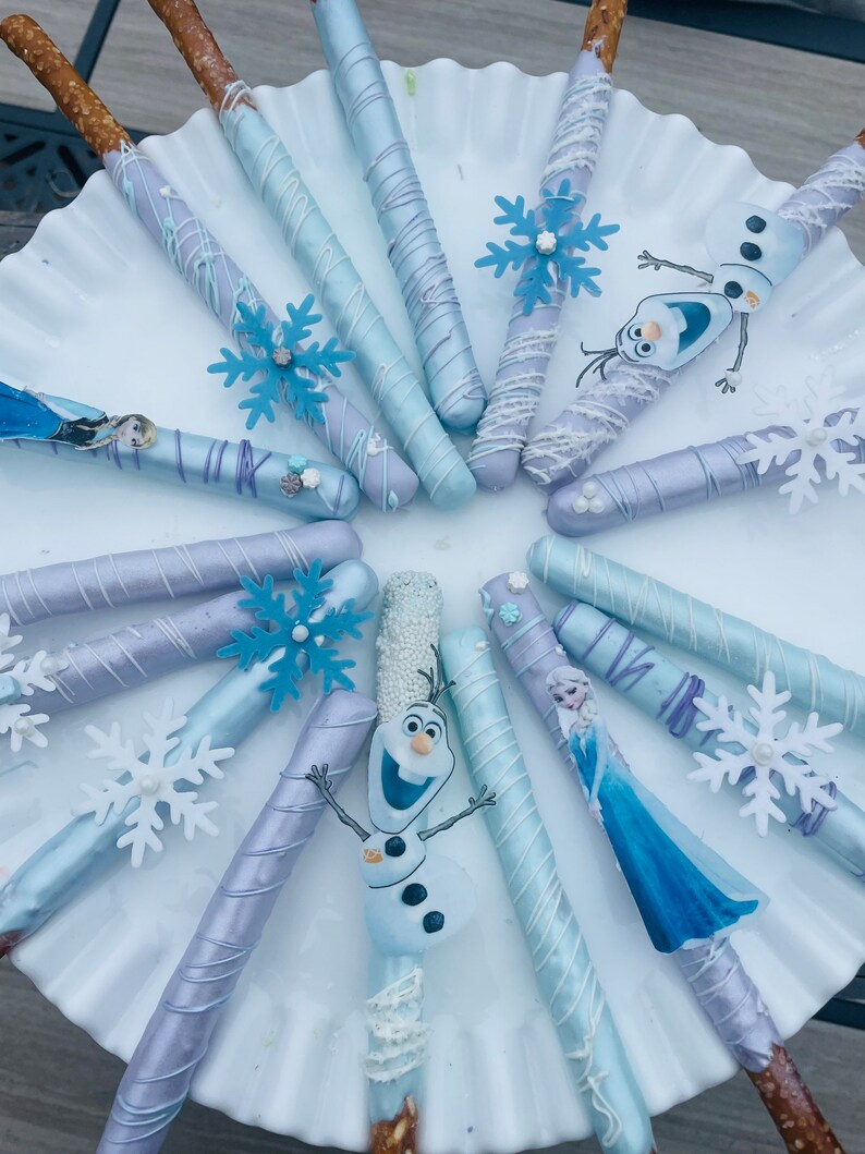 Winter Theme Ice Queen Princess Snowman Snowflake Inspired Chocolate ...