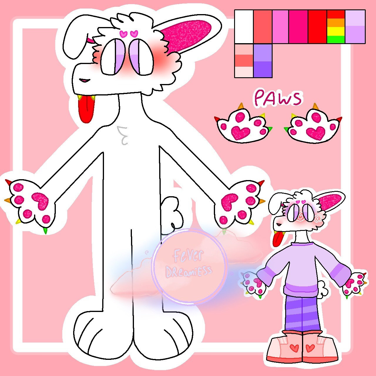 Rabbit Adoptable Furry Digital Art - Etsy