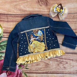 Belle Jean Jacket With Beast 4t - Etsy