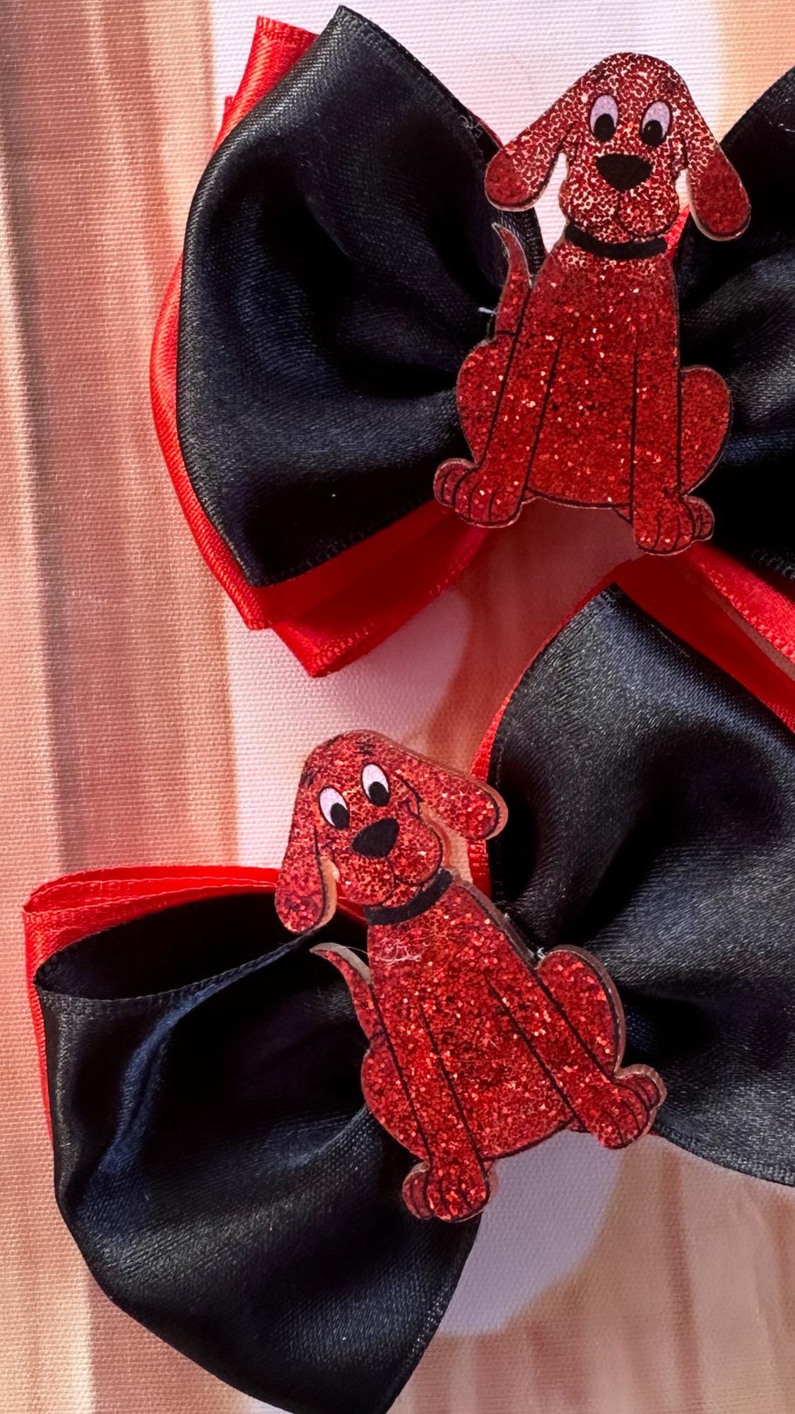 Clifford the Big Red Dog Pigtail Set - Etsy