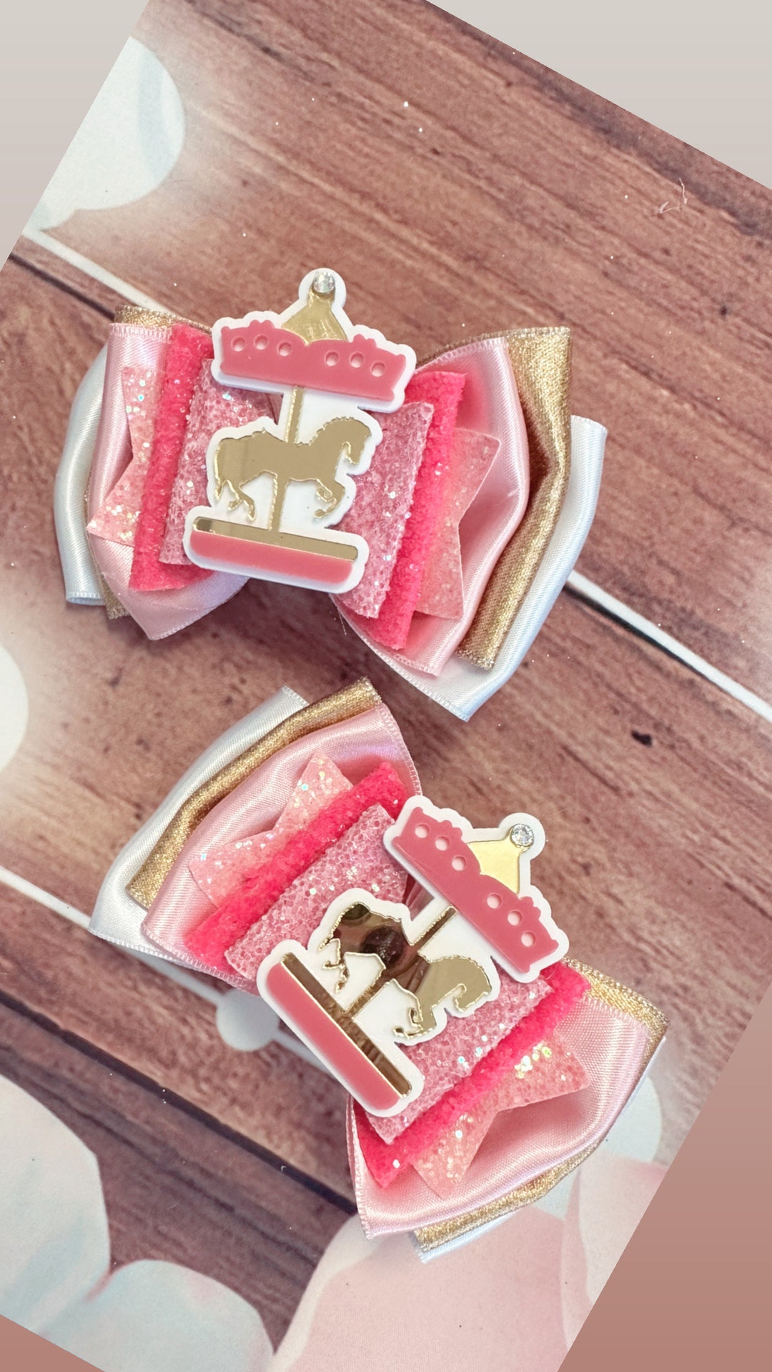 Merry Go Round Carousel Hair Clip - Etsy