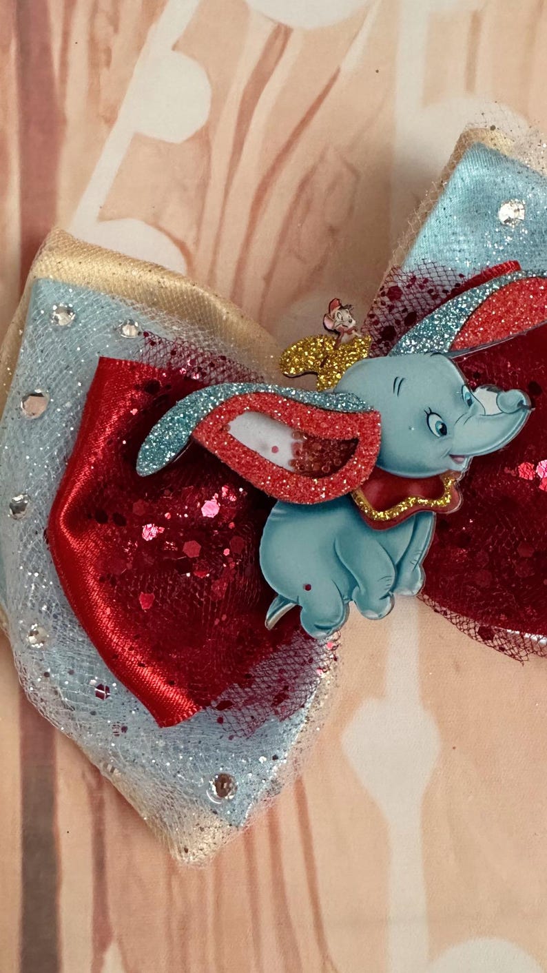 Dumbo the Elephant Bow - Etsy
