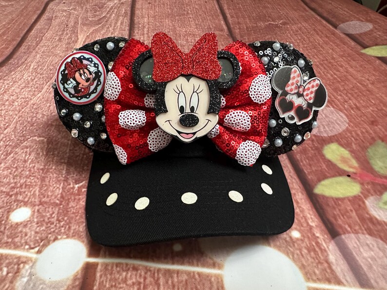 Girl Mouse Visor Hat - Etsy