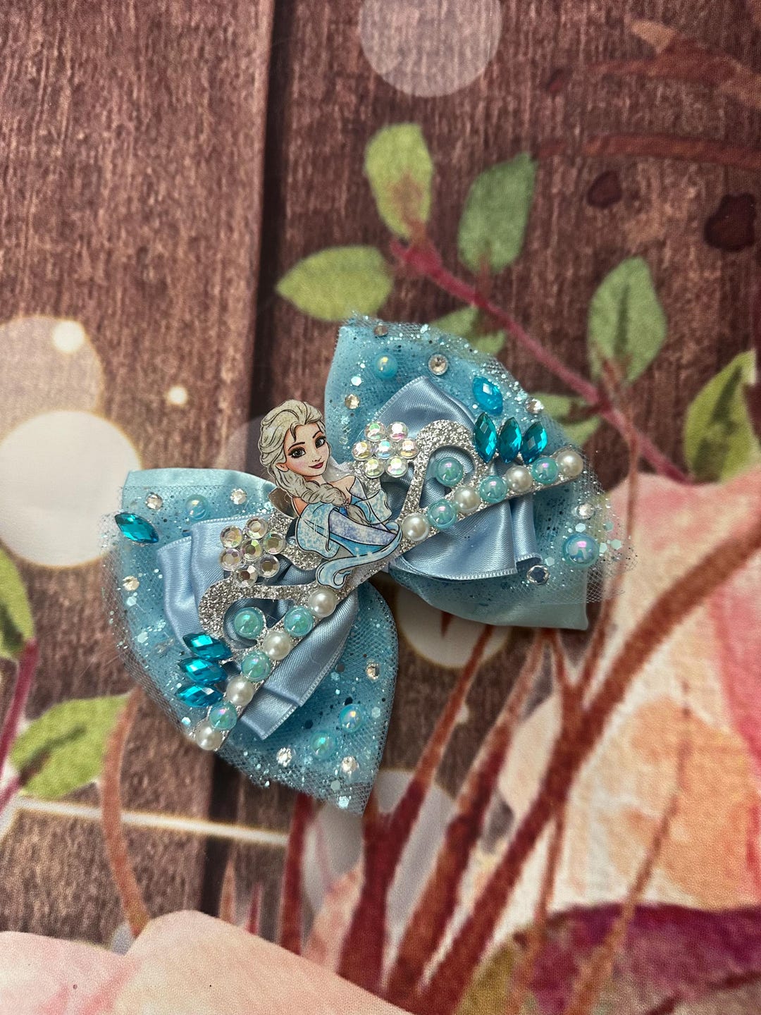 Ice Princess Hair Bow - Etsy