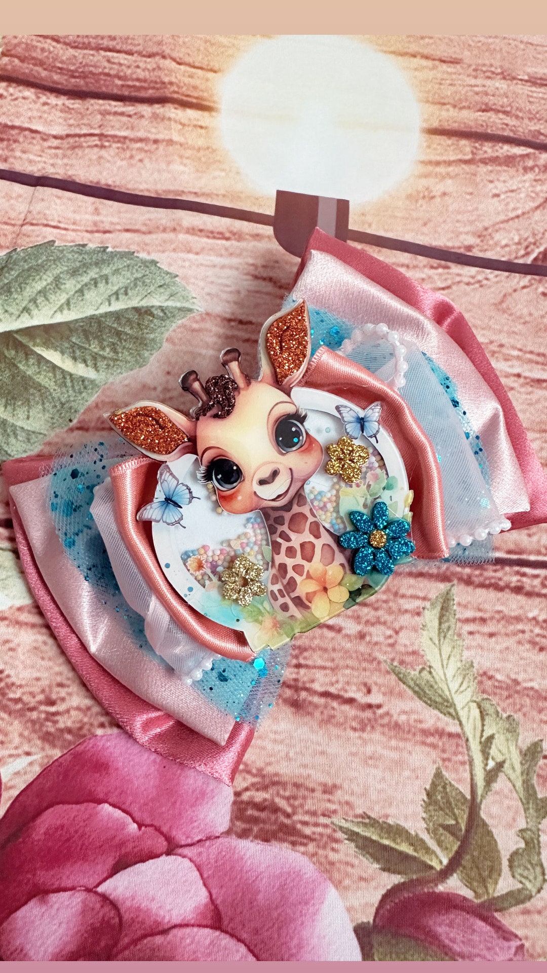 Giraffe Zoo Hair Accessory - Etsy