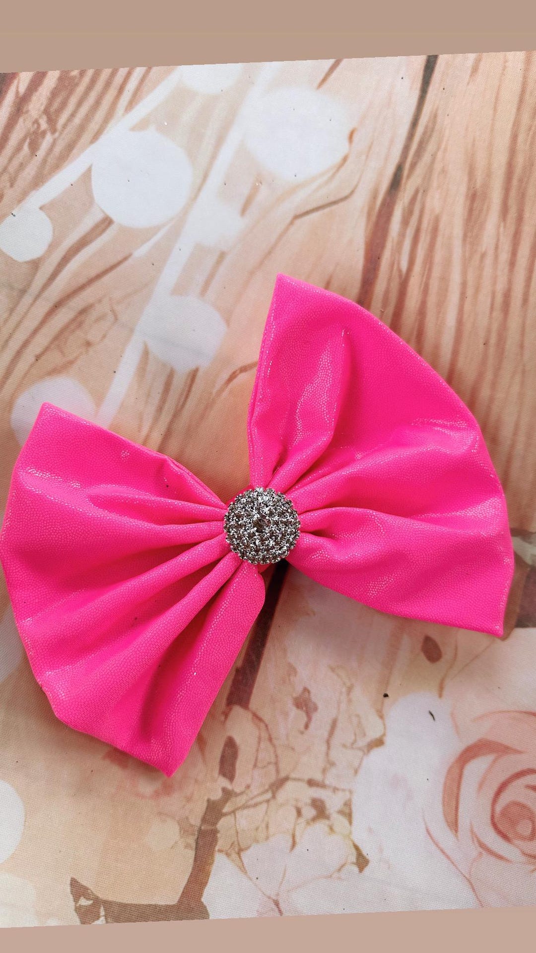 Shimmer Hot Pink Hair Clip - Etsy