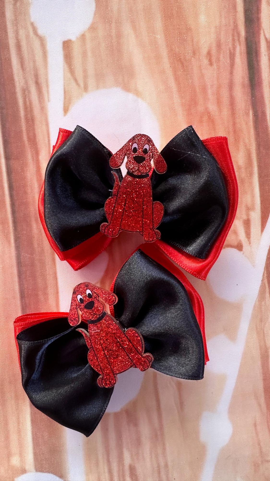 Clifford the Big Red Dog Pigtail Set - Etsy