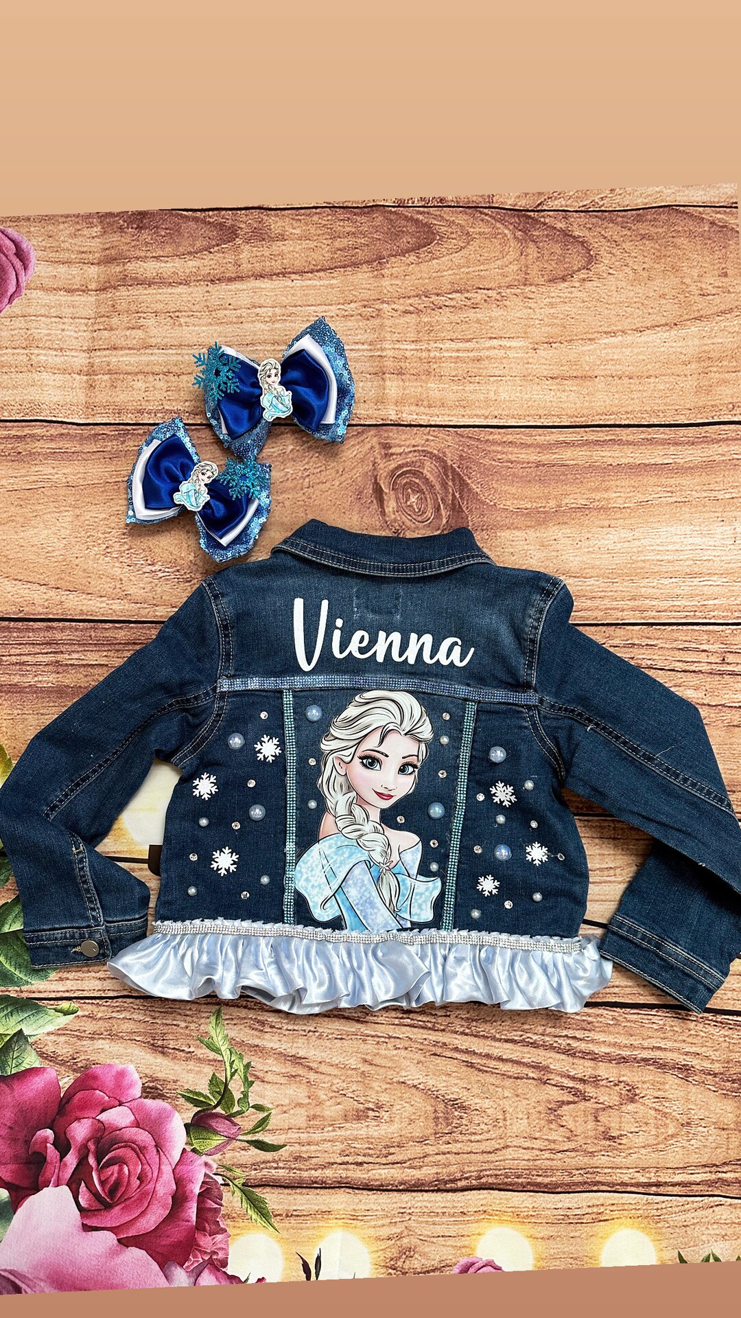 Ice Princess Jean Jacket - Etsy