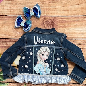 Ice Princess Jean Jacket - Etsy
