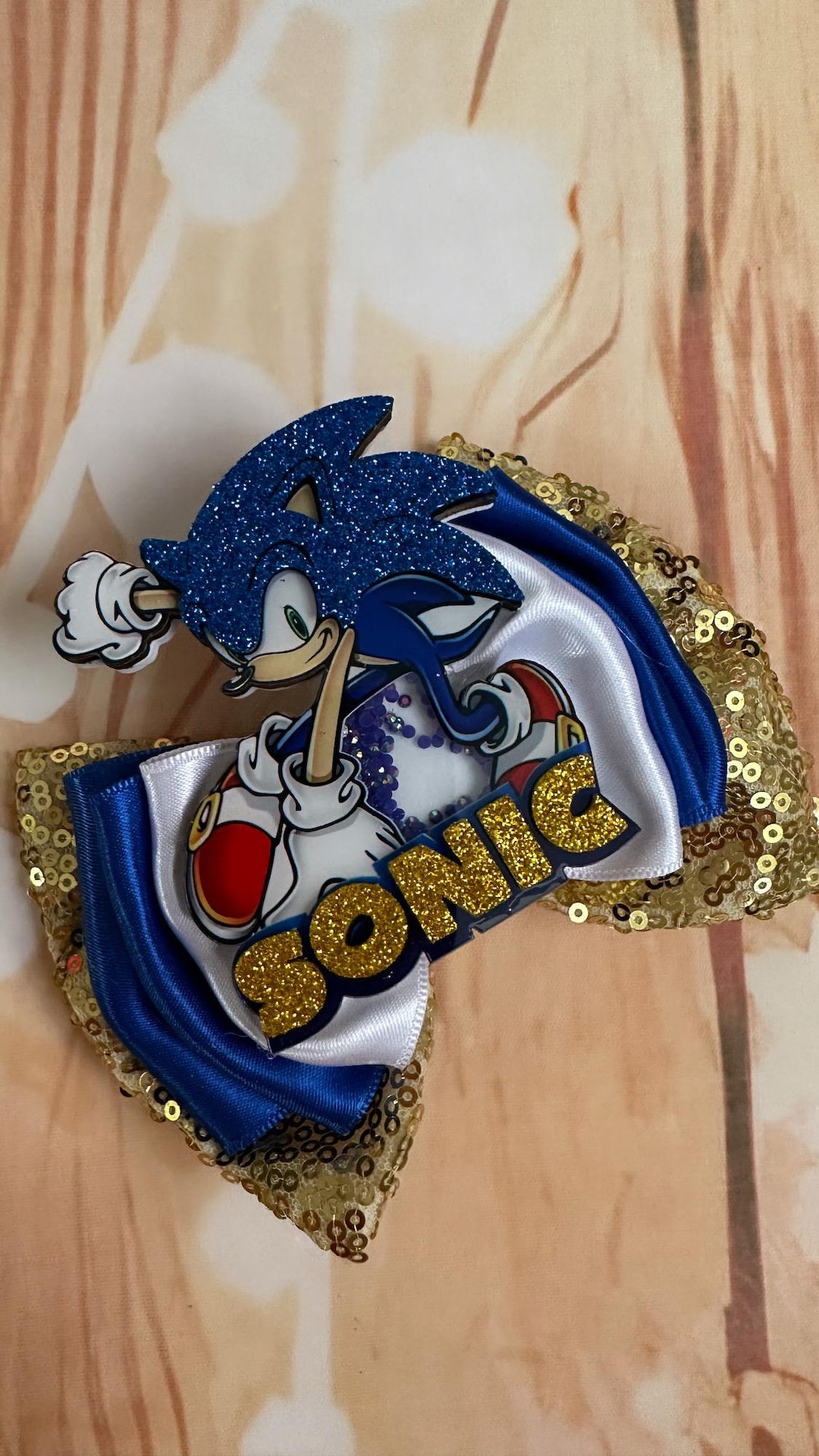 Sonic the Hedgehog Hair Bow - Etsy