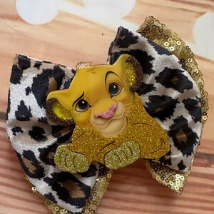 Simba the Lion King Bow - Etsy