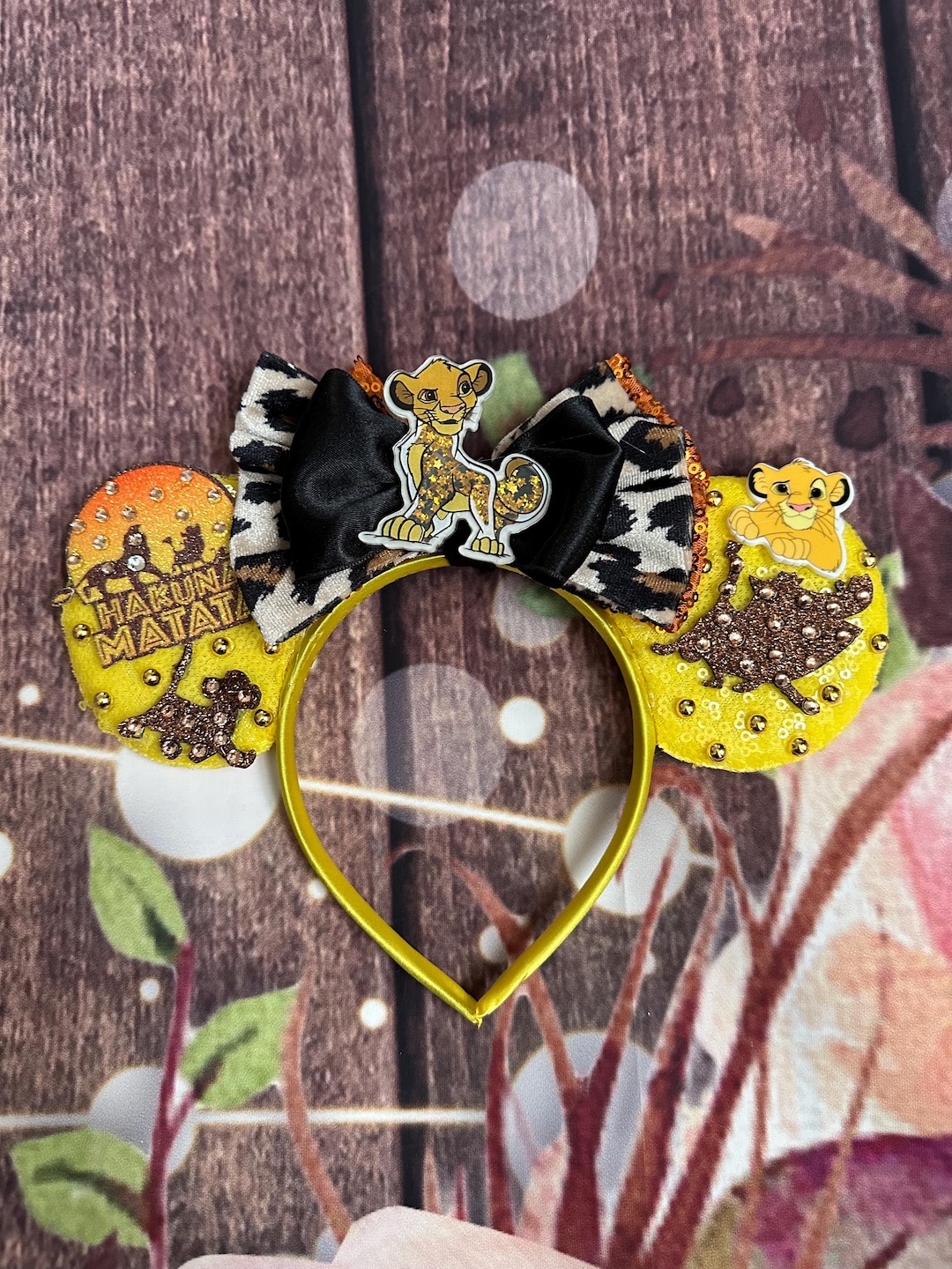 The Lion King Animal Kingdom Mouse Ears - Etsy