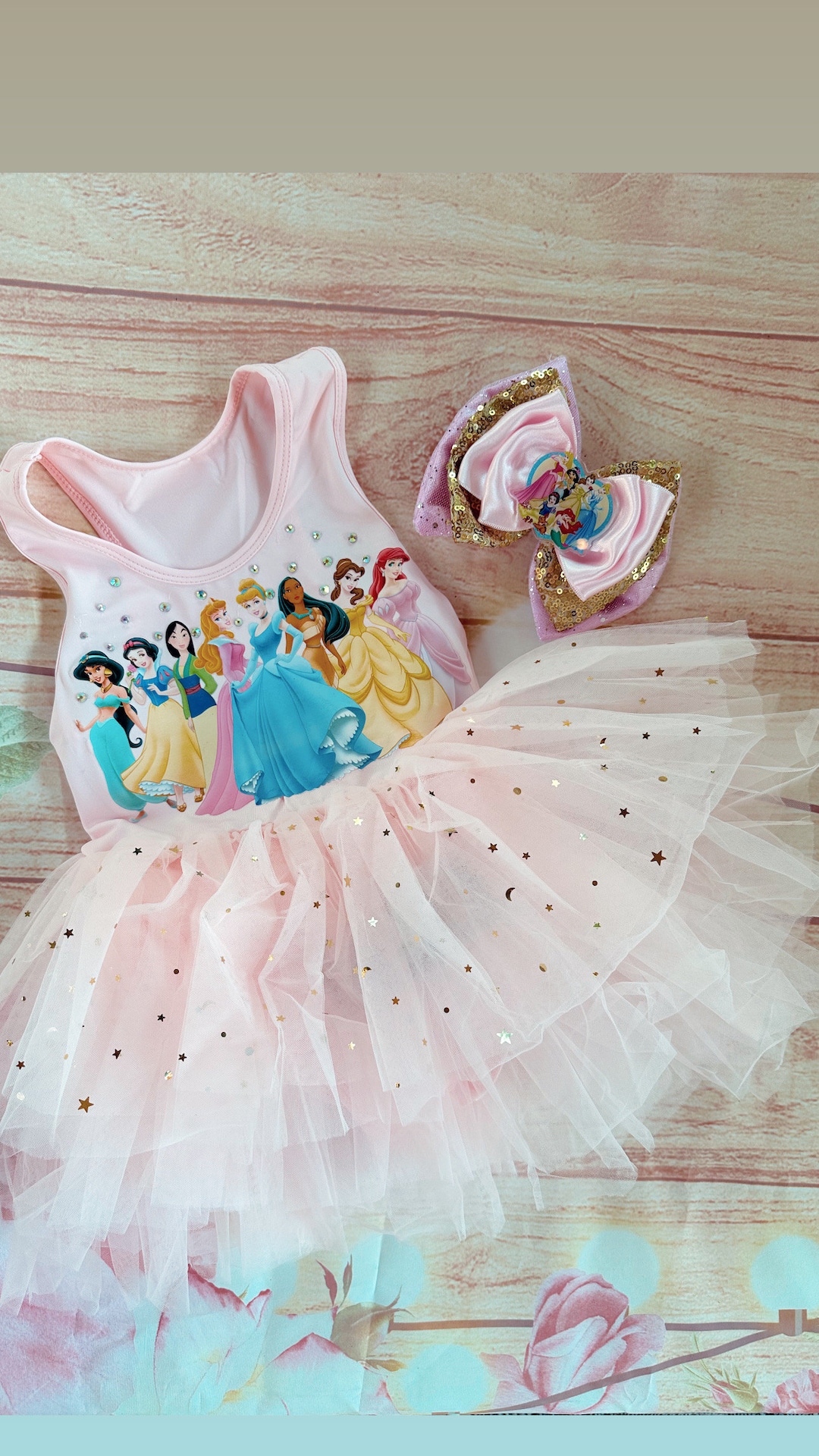 Princess Leotard Dress Set - Etsy
