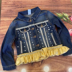 Princess Belle Jean Jacket - Etsy