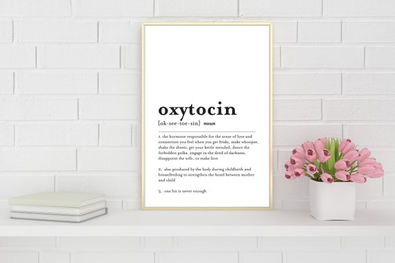 Oxytocin Definition Printable Art Digital Download - Etsy