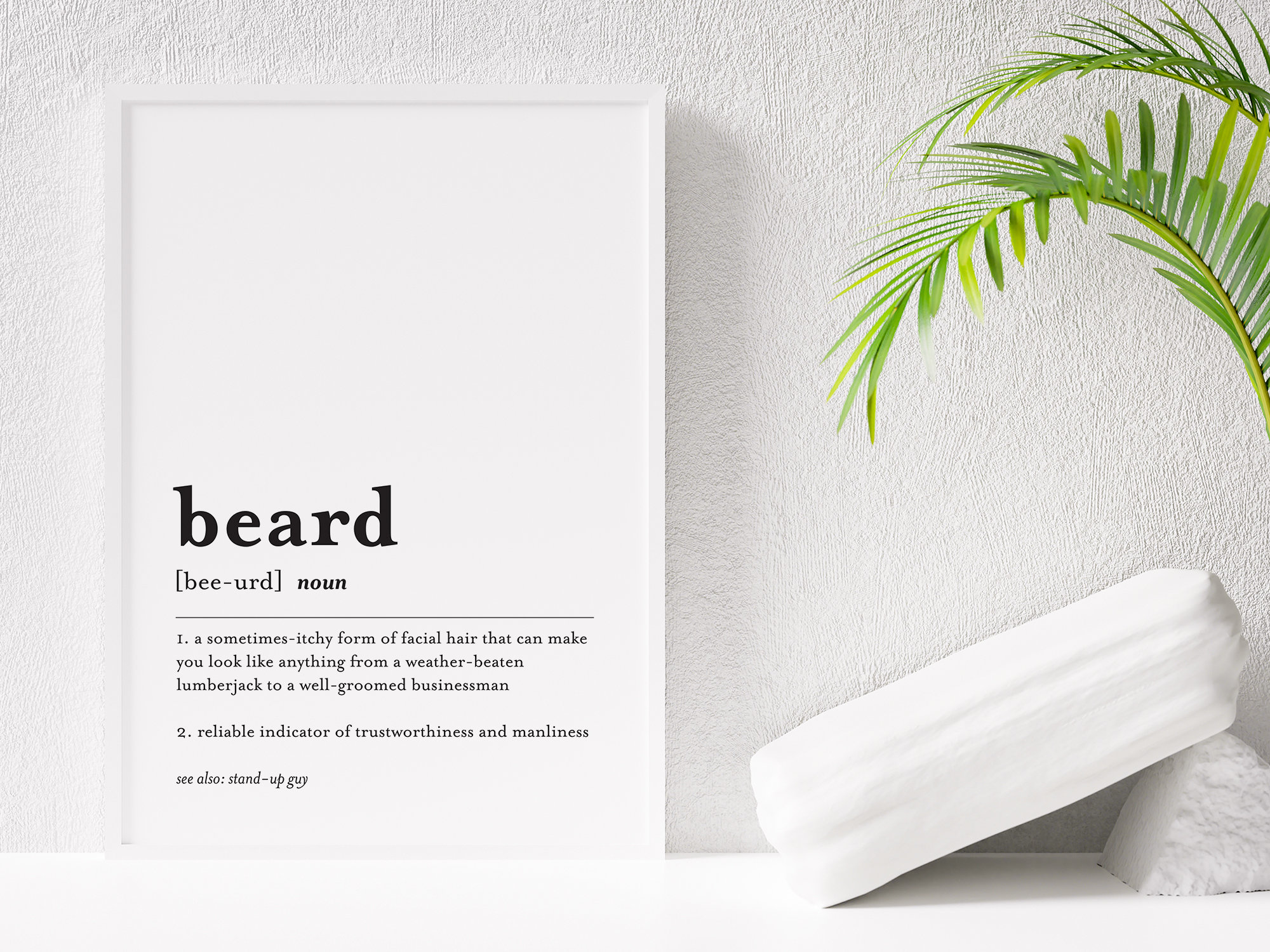Beard Art, Barber Definition Print, Funny Beard Poster, Barber Poster ...
