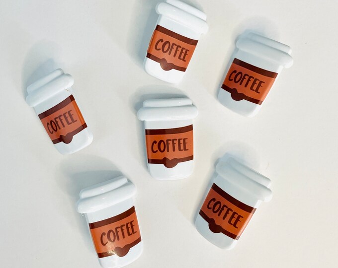 Buttons Coffee Button Set Embellishments Sewing Supply Crafting ...