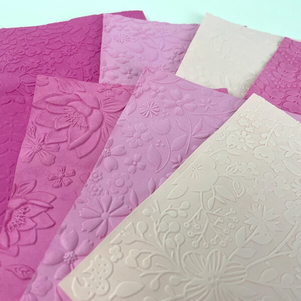Embossed Card - Etsy