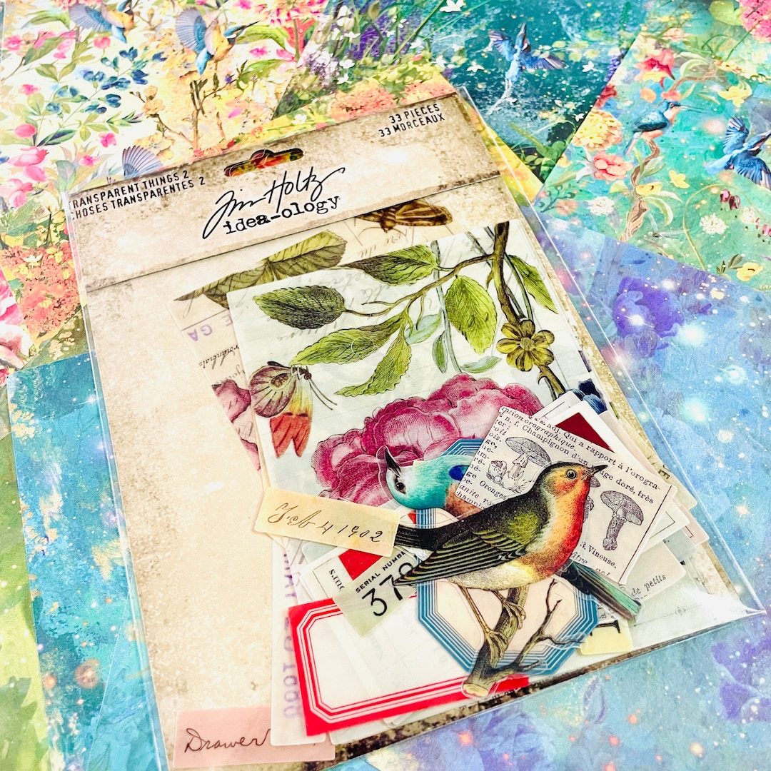Tim Holtz Idea-ology Transparent Things Ephemera & Crafter's Companion ...
