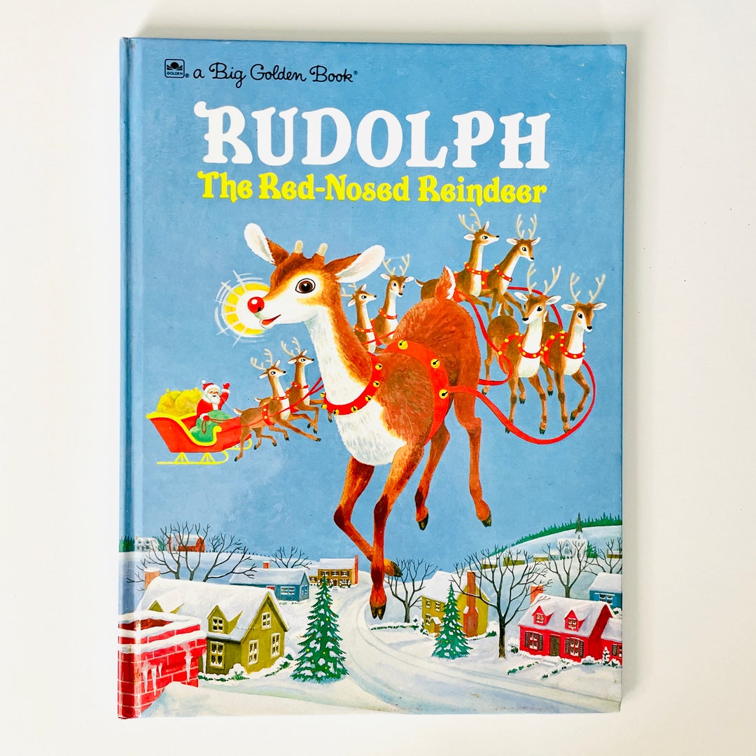 Rudolph the Red Nosed Reindeer A Big Golden Book Richard - Etsy