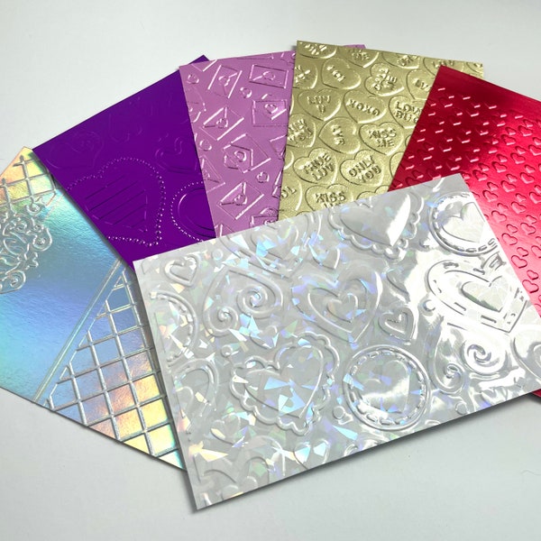 Metallic Card Stock Paper - Etsy