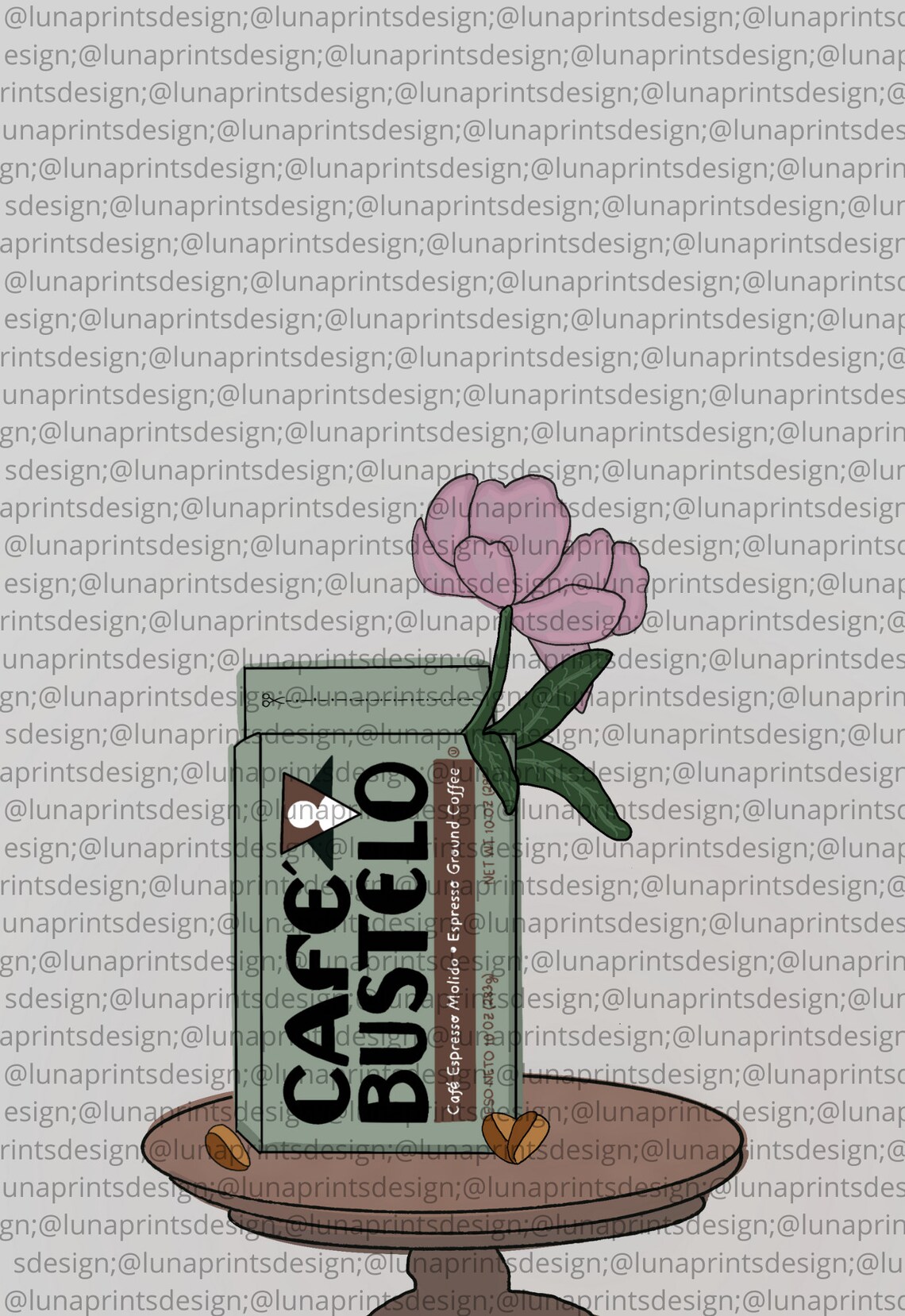 Latinx Coffee Art | Cafe Bustelo | Modern Art | Digital Download ...