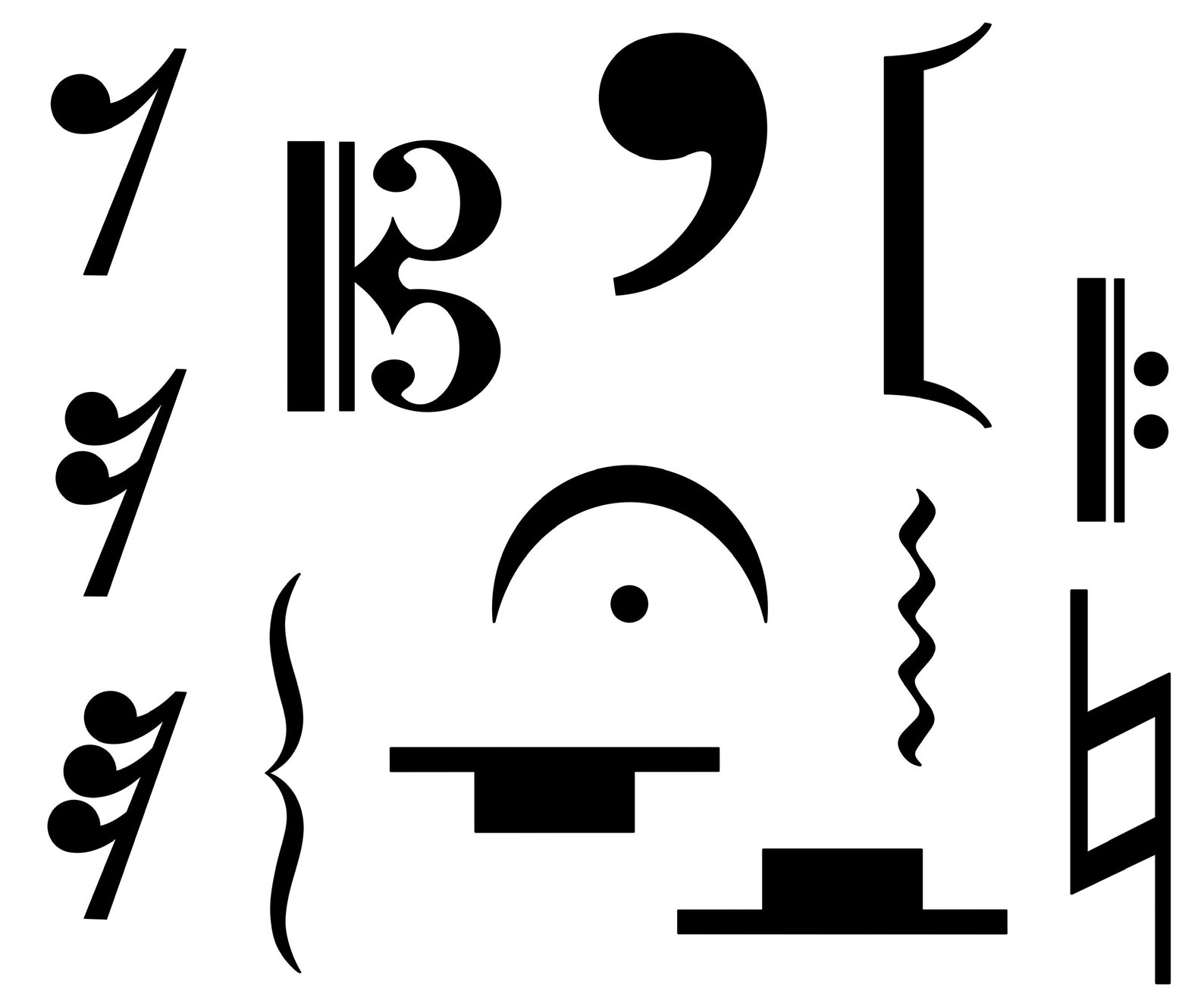 Music Stamp Set for Procreate. Includes 6 Different Note Styles, Music ...