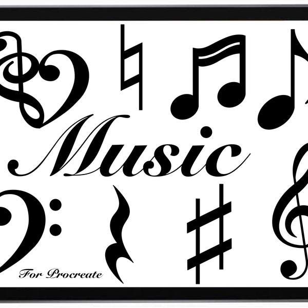 Music Note Stamp - Etsy