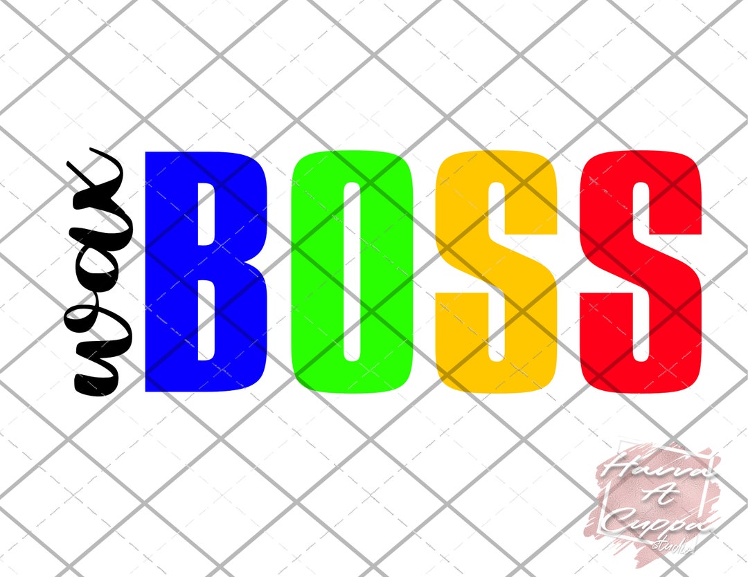 Wax Boss SVG PNG Instant Download Digital File - Etsy